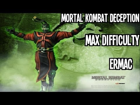 Mortal Kombat Deception - Ermac - Max Difficulty (Commentary) - YouTube