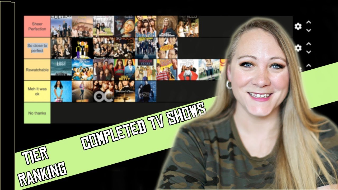 TIER RANKING| COMPLETED TV SHOWS - YouTube