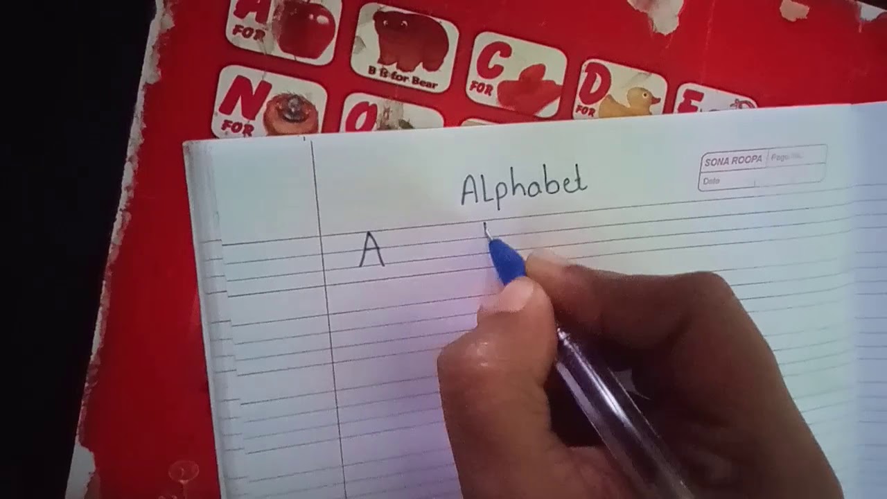 How To Write Alphabet YouTube How To Write Alphabet YouTube