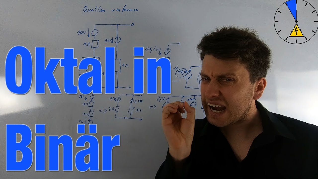 Oktal in Binär umwandeln - Zahlensysteme - Elektrotechnik in 5 Minuten ...