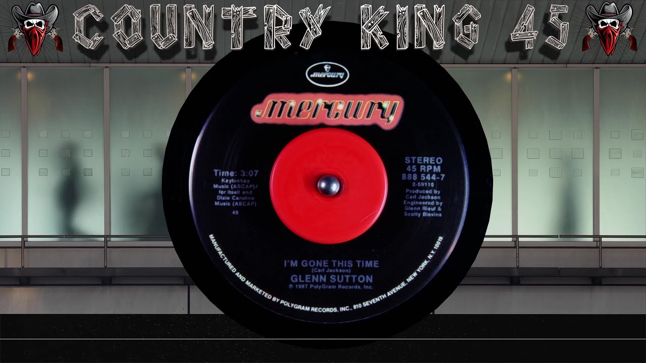 Glenn Sutton - I'm Gone This Time - YouTube