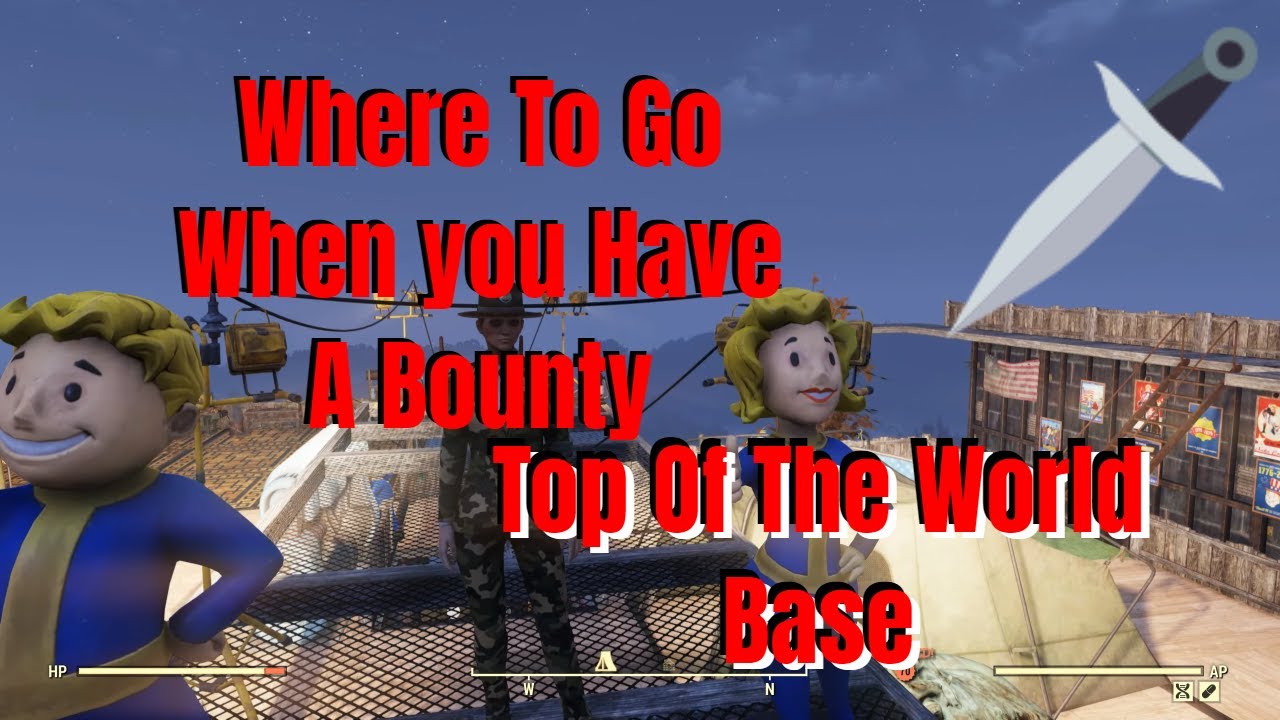 Fallout 76 Top Of The World Base Raider Base - YouTube