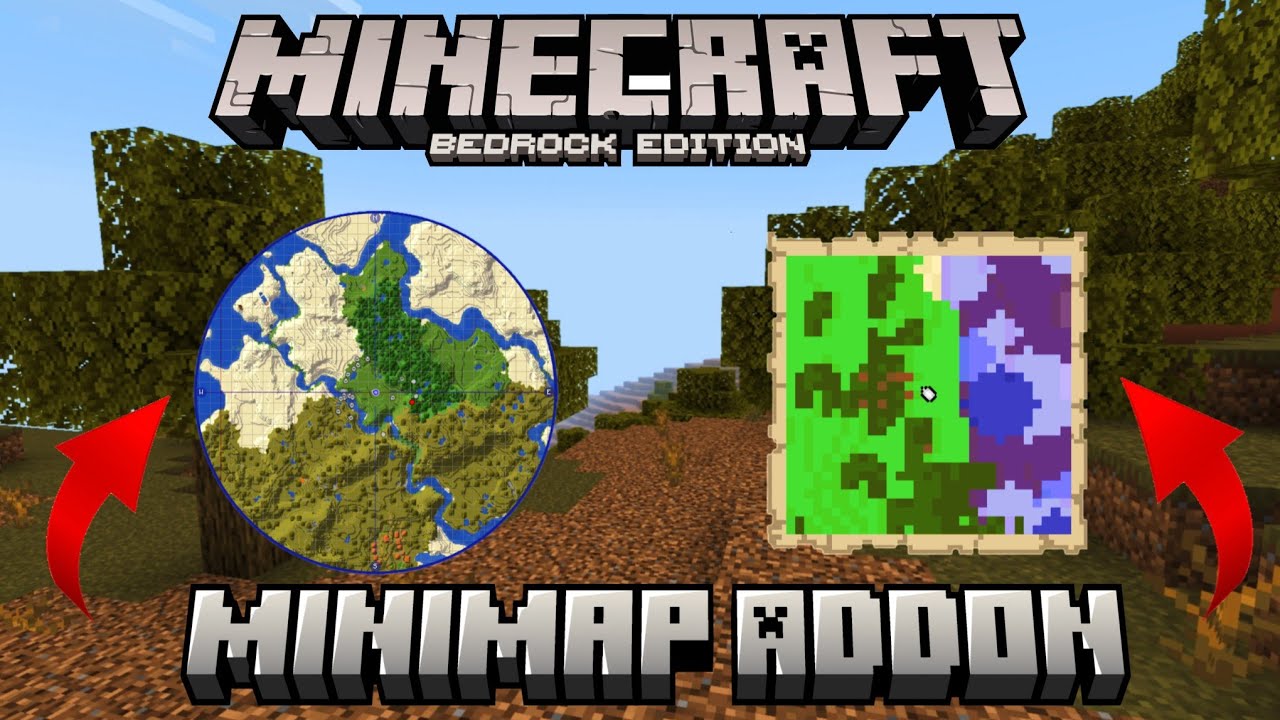 Minimap Addon 1.0 Para Minecraft Bedrock/PE 1.21.50 | Addons Para Minecraft Bedrock 1.21+ - YouTube