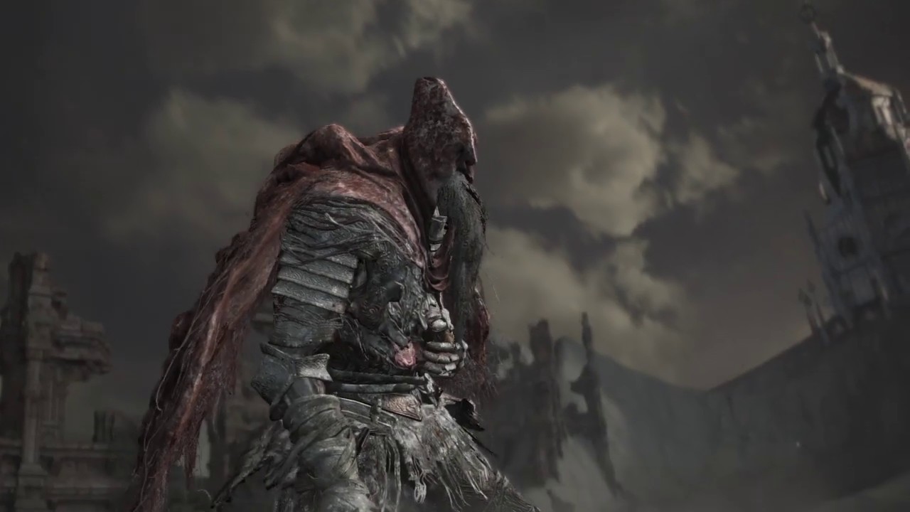 Dark Souls 3 Ringed City: Slave Knight Gael Boss Fight - YouTube
