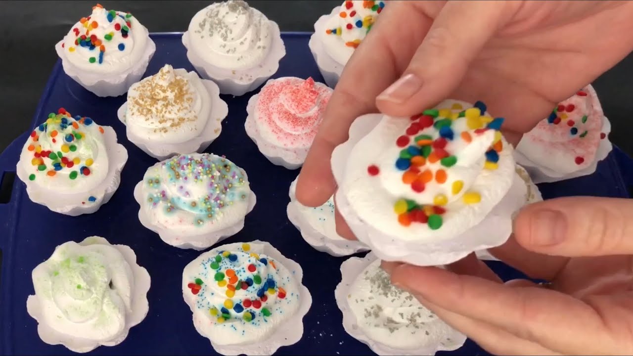 🧁 Celebratory Gym Chalk Cupcakes / Stress & Anxiety Relief / Oddly ...