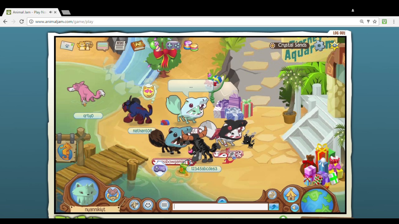 Animal Jam Trolling : Shark attacks and Happy smiles!! - YouTube
