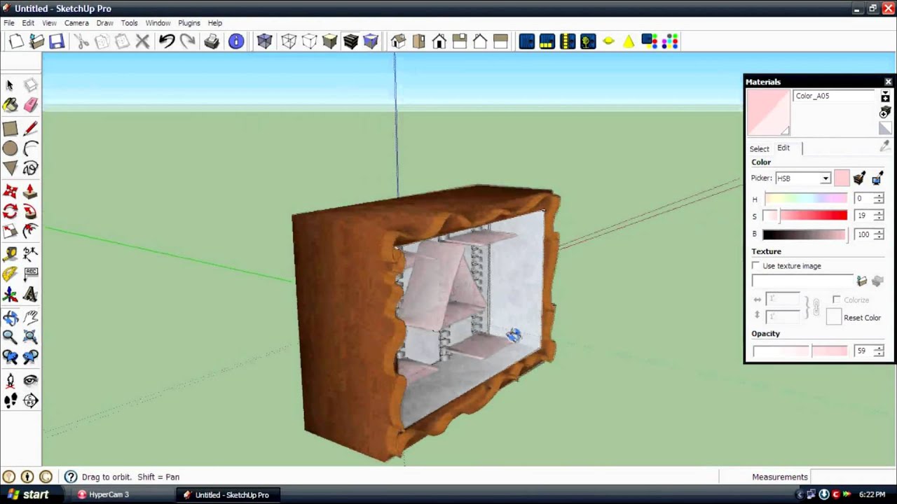 how to make a realistic showcase in sketchup part-2 - YouTube