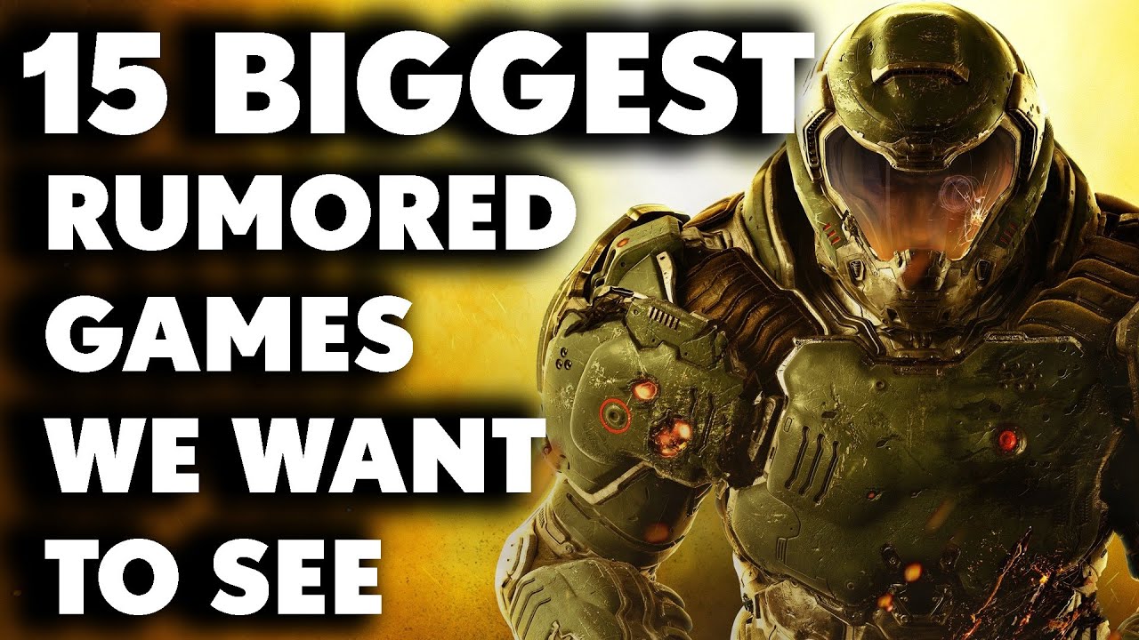 15 BIGGEST Rumored Games We're Super Excited To See - YouTube