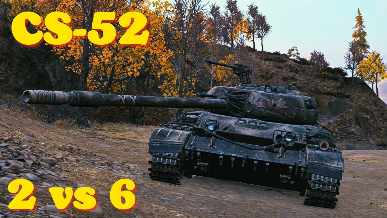 World of tanks CS-52 - 2,9 K Damage 7 Kills, wot replays - YouTube