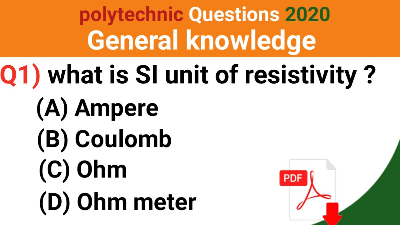 Polytechnic Entrance Exam Preparation 2020 Polytechnic Questions In polytechnic-entrance-exam-preparation-2020-polytechnic-questions-in