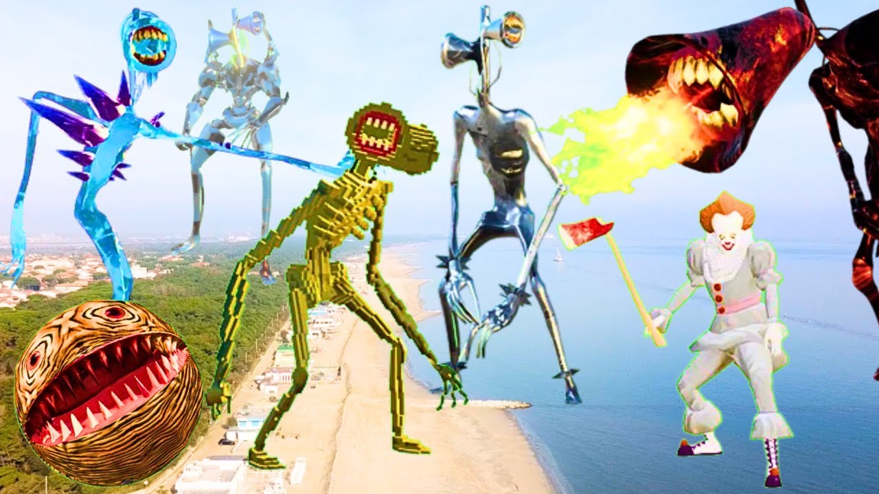 Omg! Sirens Heads in real life. - YouTube