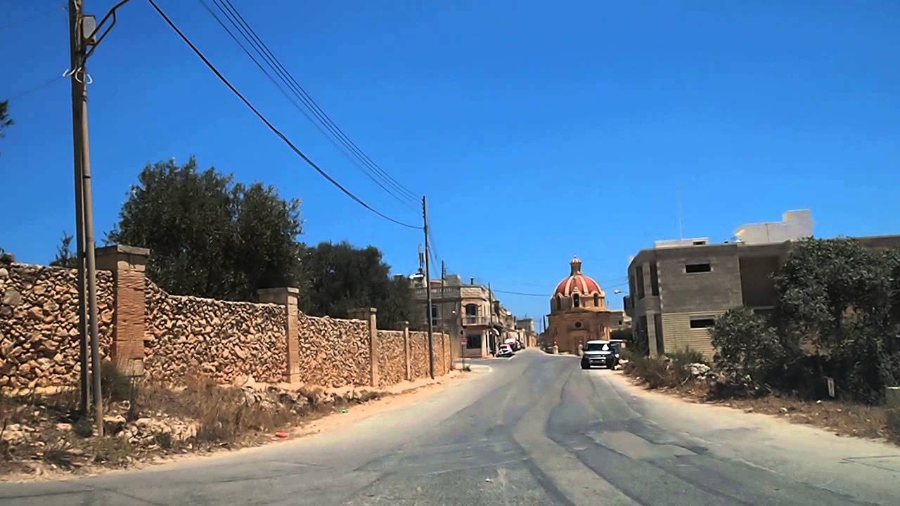 Country Road to Mosta through Il-Bidnija - YouTube