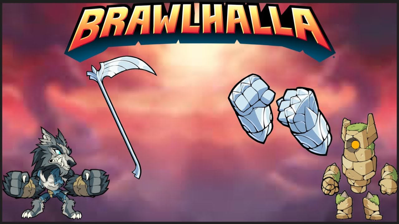 Brawlhalla: Scythe and gauntlets perfect combo - YouTube