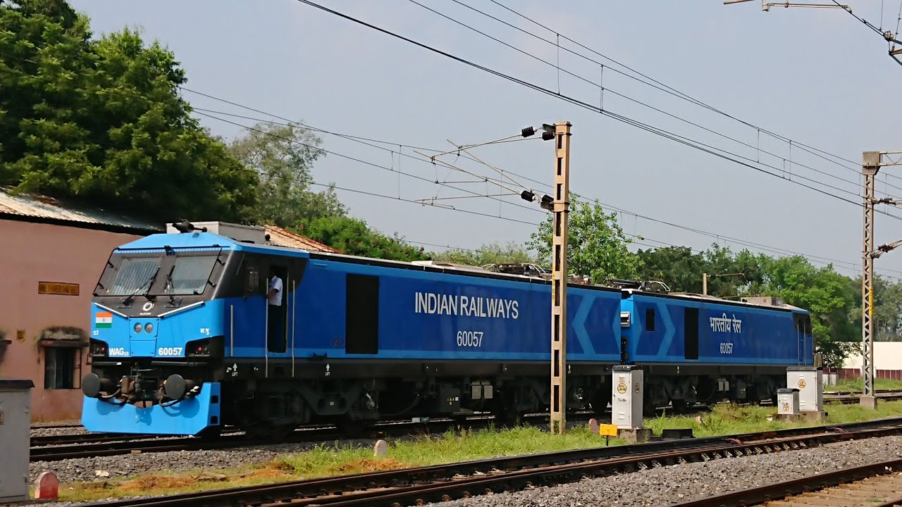 Alstom WAG-12B at BZA for the 1st time | 60057 SRE WAG-12B at BZA F ...