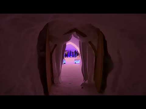 Step inside Boyne Mountain's new hand-carved igloo bar that looks straight out of a fairy tale