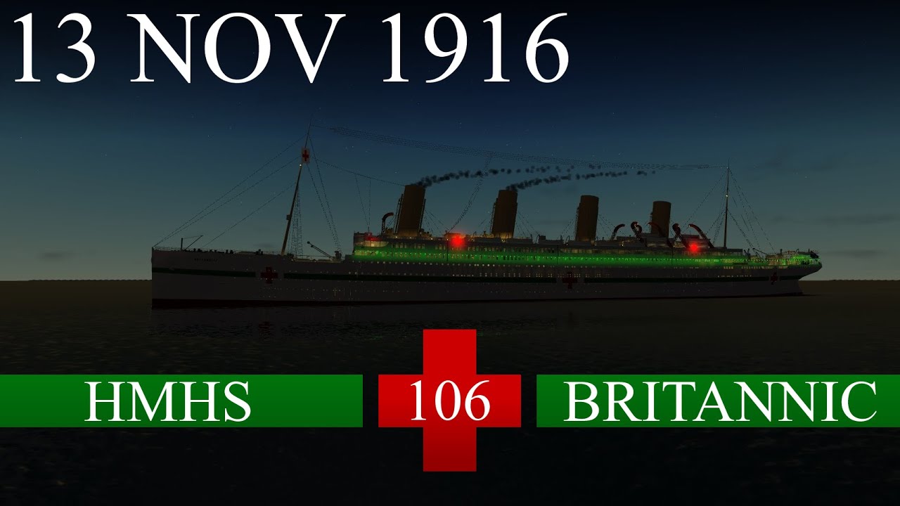 HMHS Britannic: The Timeline - 13 November 1916 - YouTube