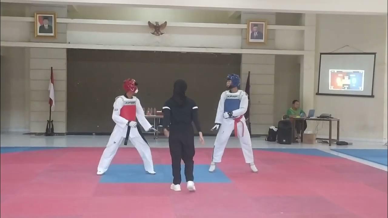 Rizky PPLP TI DIY( Red ) VS M. Subhan Por prof Sukoharjo / tryin-tryout Taekwondo - YouTube