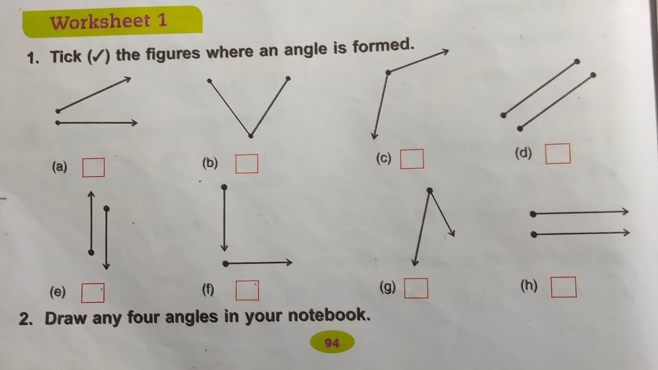 math class 4 chapter 10 worksheet 1 dav public school// math class 4 ...