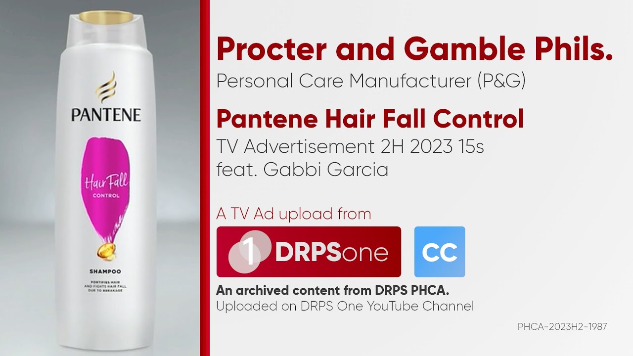 Pantene Hair Fall Control TV Ad 2H 2023 15s with Gabbi Garcia ...