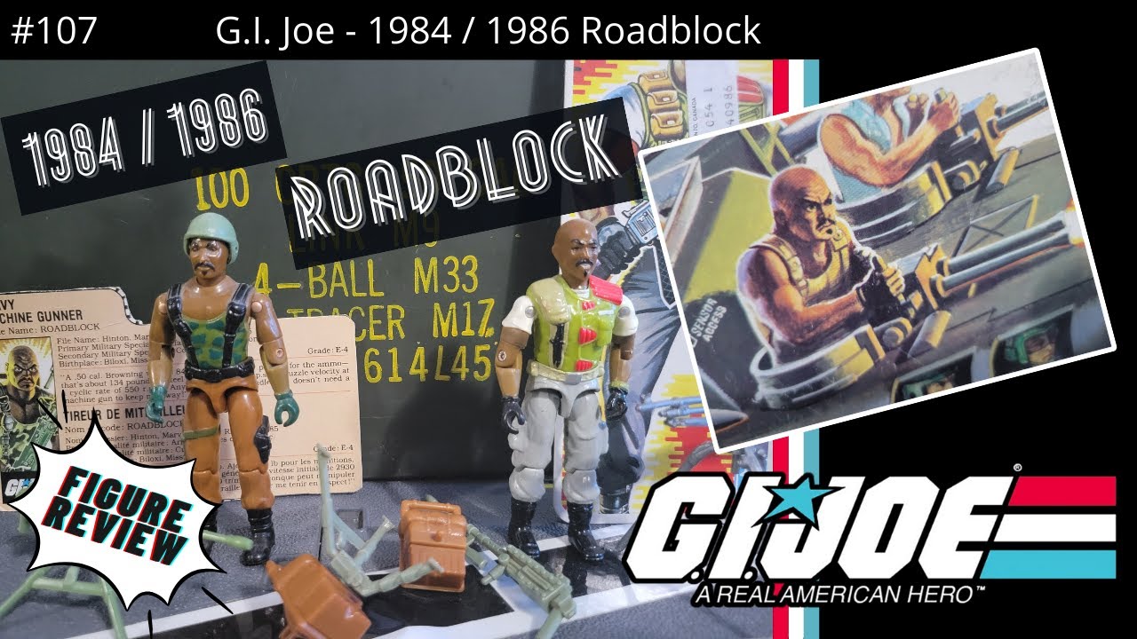 G.I. Joe | 1984/1986 Roadblock Review - YouTube