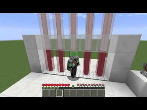 Minecraft Laser Beacon Door - YouTube