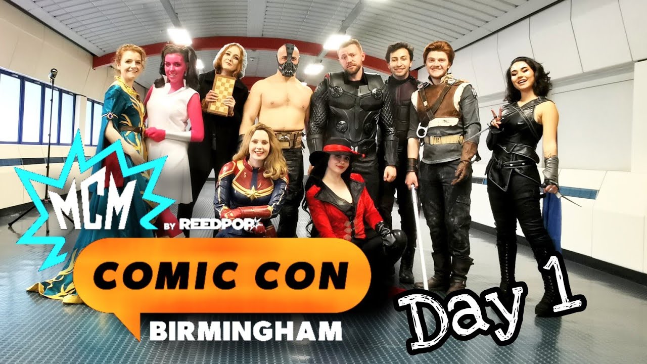 MCM Birmingham Comic Con November 2021 - Day 1 - Vlog - YouTube