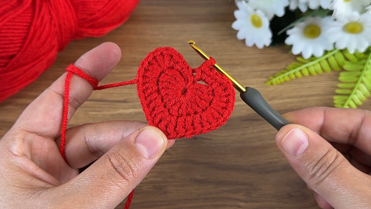 Making a Red Heart for Valentine's Day - YouTube