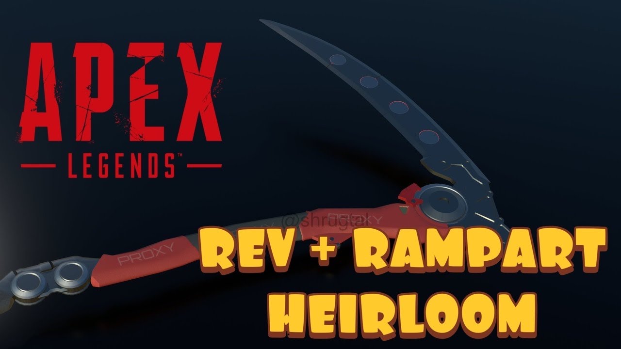 REV AND RAMPART HEIRLOOM! Revenant Heirloom LEAKED Animations + Twitch ...