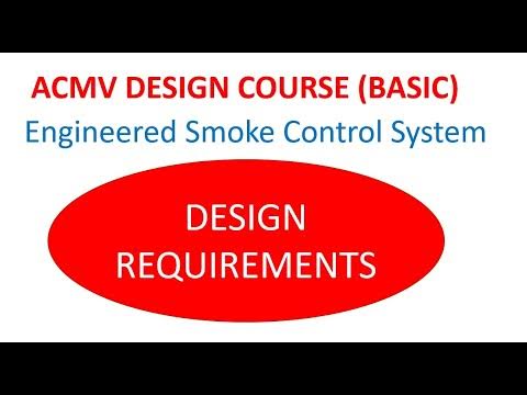 ACMV Design Course (Basic): Lecture 6 - Engineered Smoke Control System (Part 3) - YouTube