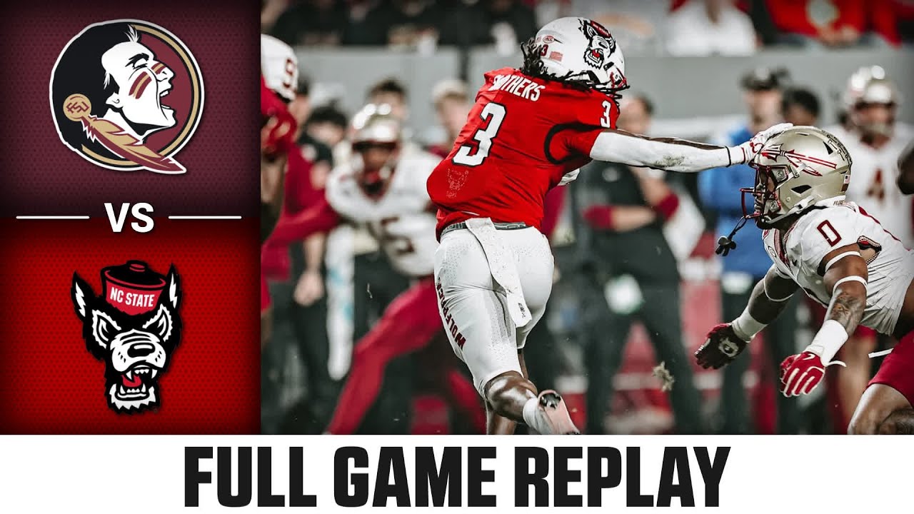 Florida State vs NC State Full Game Replay | 2025 ACC Football - YouTube