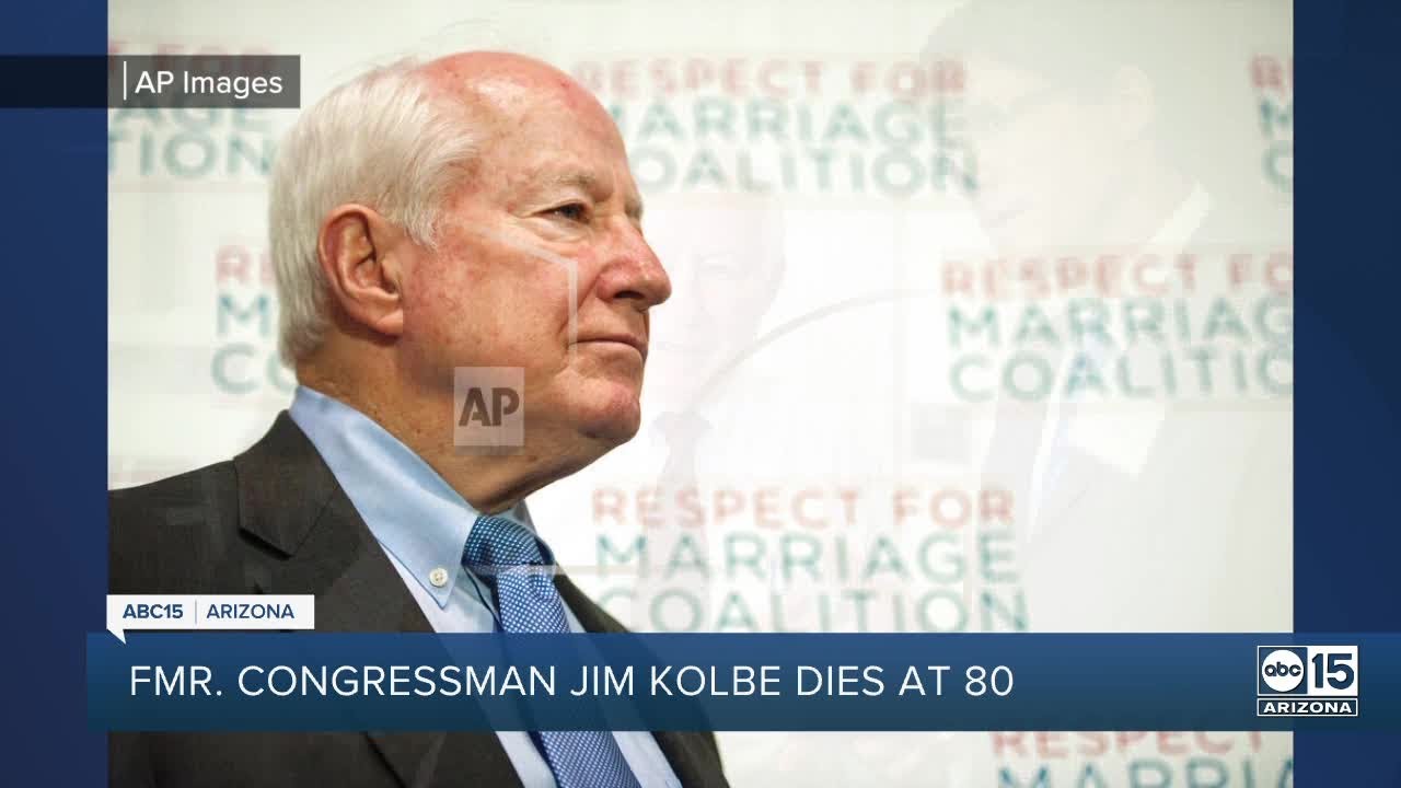 Former AZ legislator and U.S. Congressman Jim Kolbe dies at 80 - YouTube