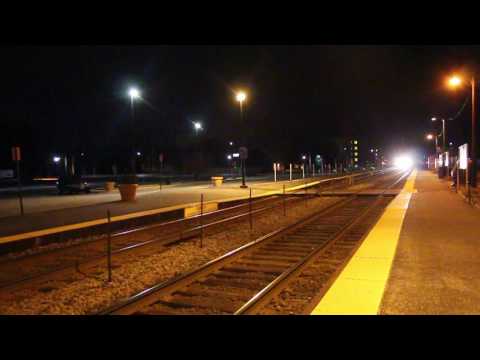 Amtrak 469 Leads Empire Builder At Morton Grove - YouTube