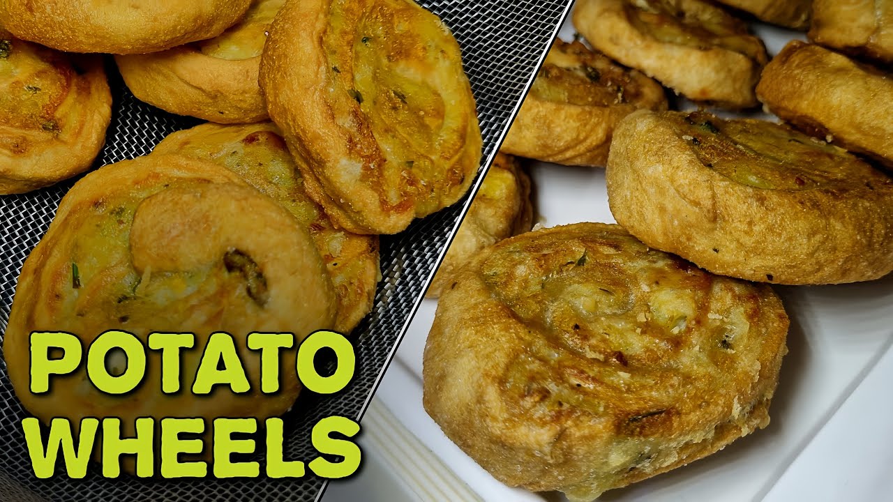 🔥 Crispy Potato Wheels 🥔 || Once Again || Easy & Delicious Snack! 😋 ...