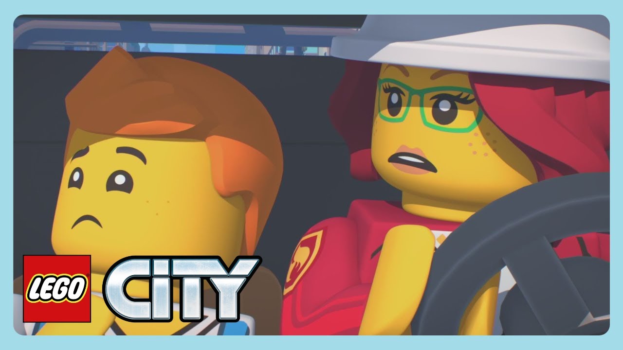 LEGO City - Ride Along Kid 🚨 | Funny Cartoons for Kids | WildBrain ...