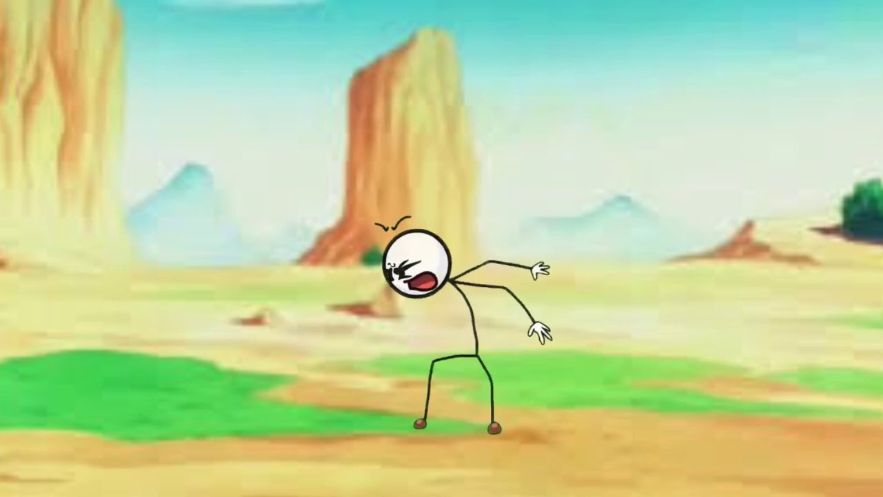 Henry Stickmin turns super saiyan - YouTube