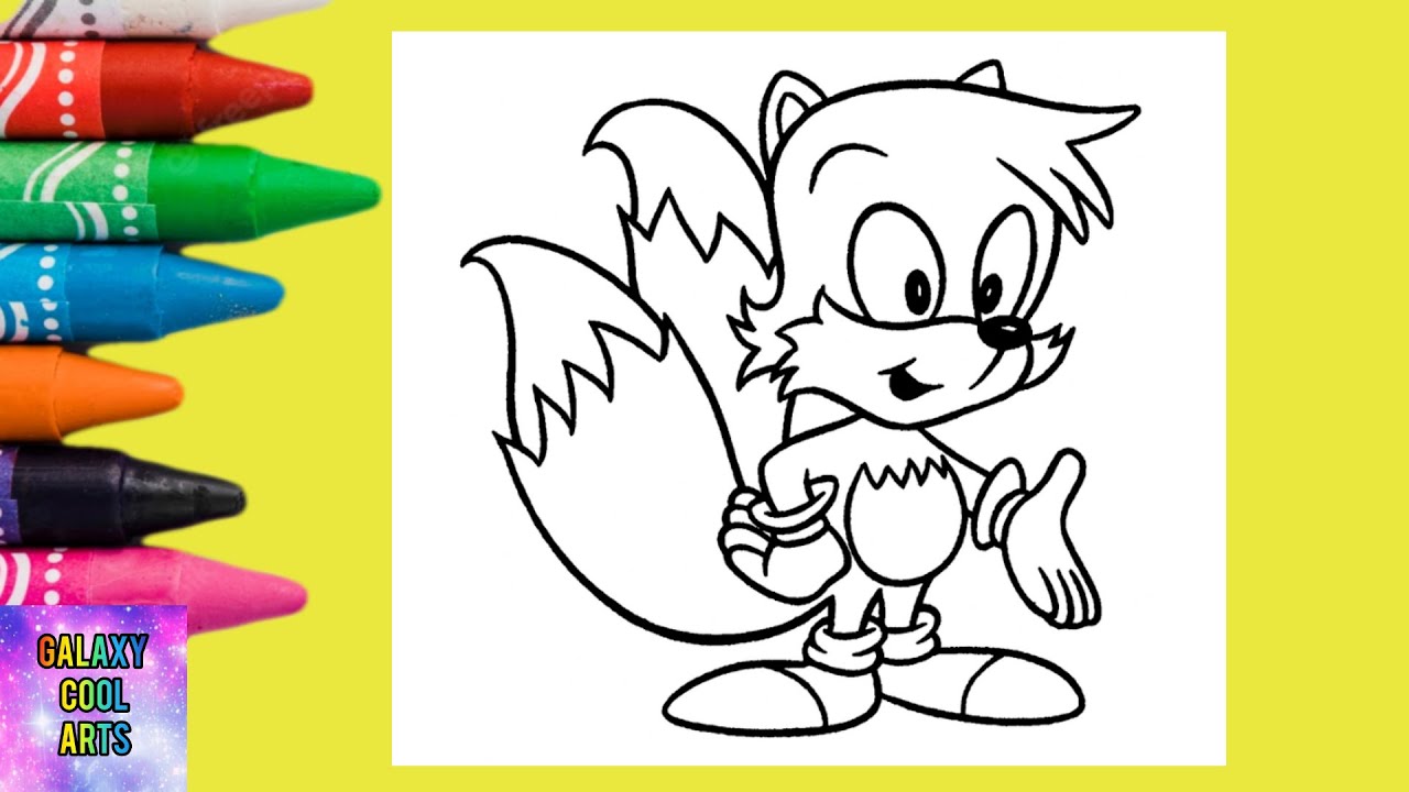 Cute Baby Tails From Sonic Prime Coloring Pages #coloring #sonic #Tails ...