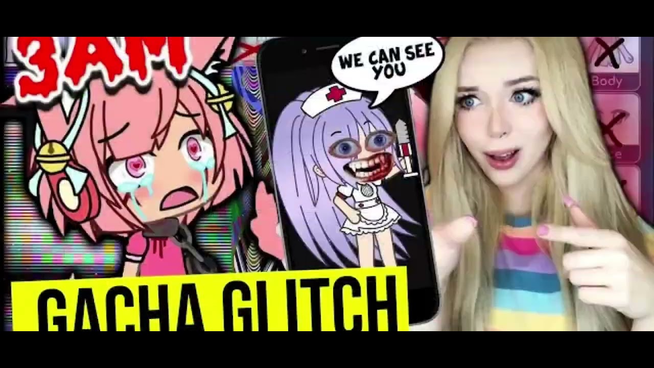 trying some gacha life glitches - YouTube
