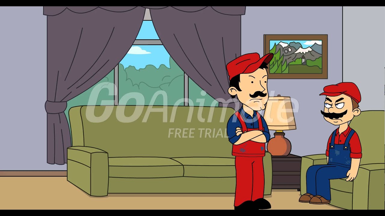 Mario Gets Grounded (Seson 1 Episode 1): Sitting In Dad's Chair. - YouTube