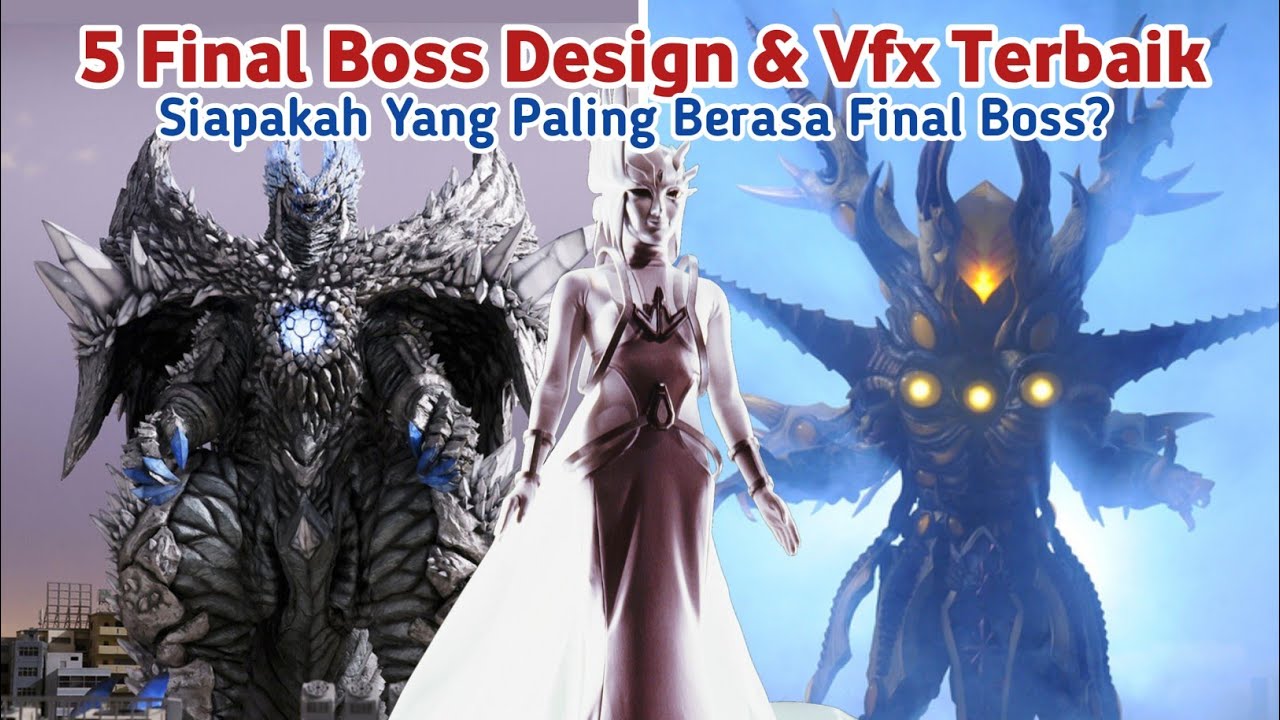 Top 5 Final Boss Ultraman Dengan Desain & Visual Terbaik - YouTube