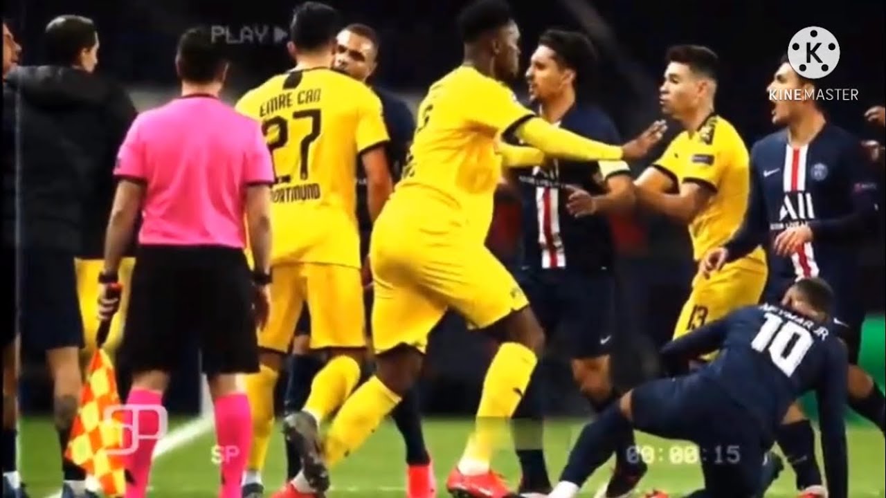 PSG Fight and Angry Moments 2021 - YouTube