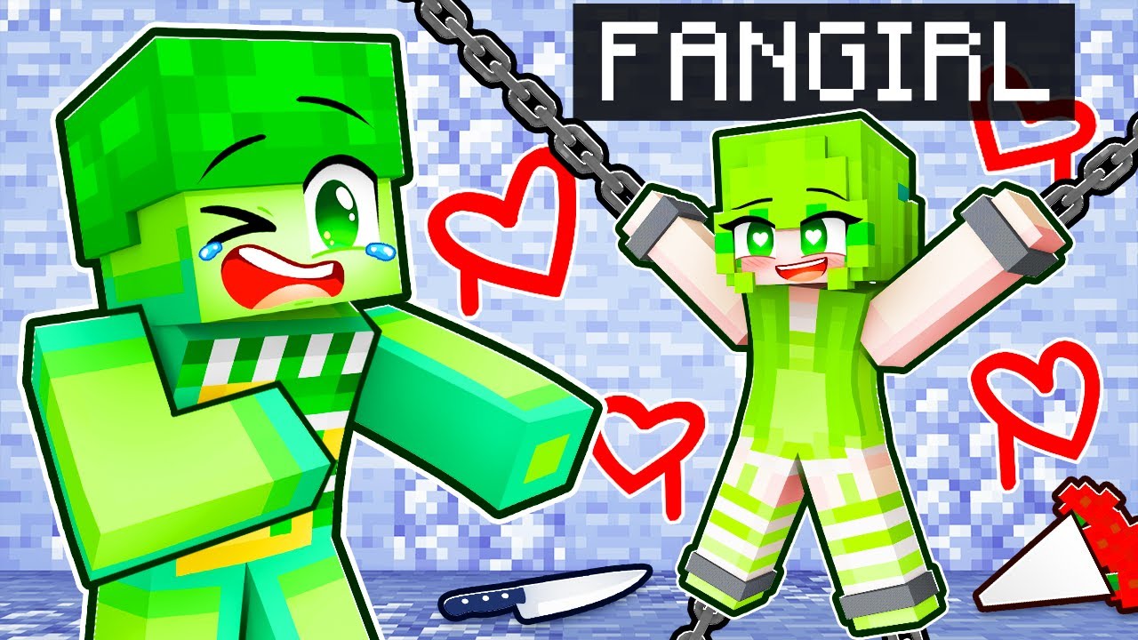 7 Ways to Prank CRAZY FAN GIRL in Minecraft! - YouTube