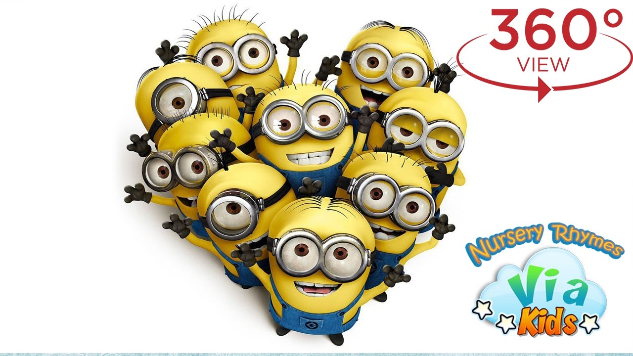 Minions dance party banana song remix 360 video - YouTube