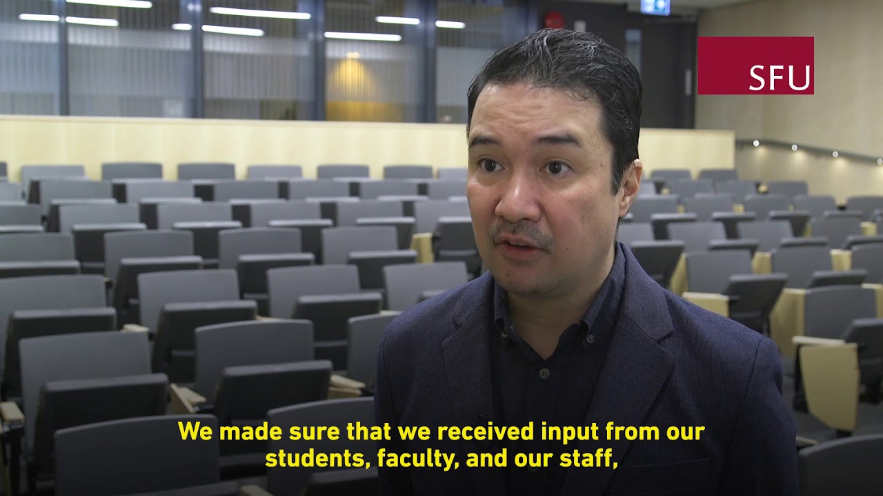 SFU improves classrooms and lecture theatres - YouTube