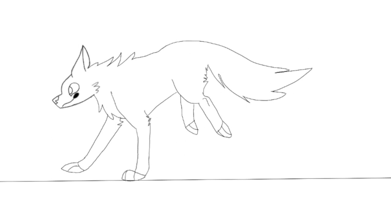 Wolf Run Cycle Animation Youtube