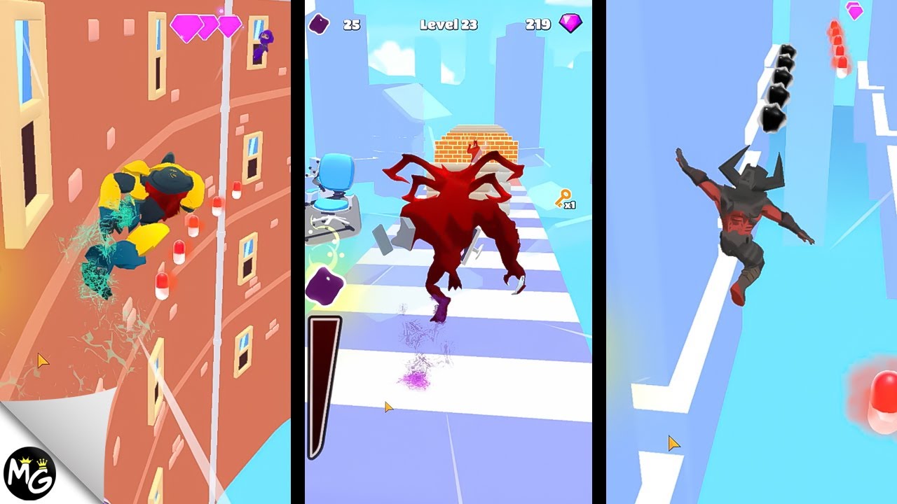 Robot Kuning Demon Dan Dark Horns Melawan Spiderman Batman Dan Superman ...