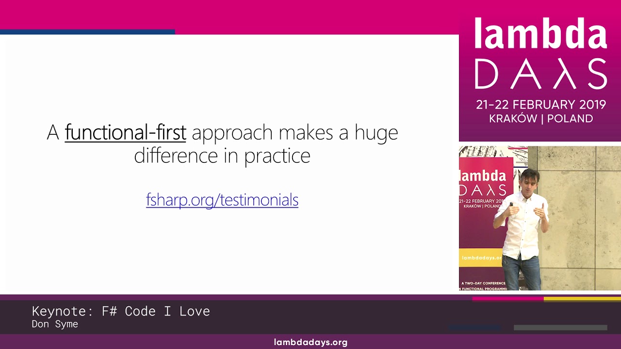 Don Syme - Keynote - F# Code I Love | Lambda Days 2019 - YouTube