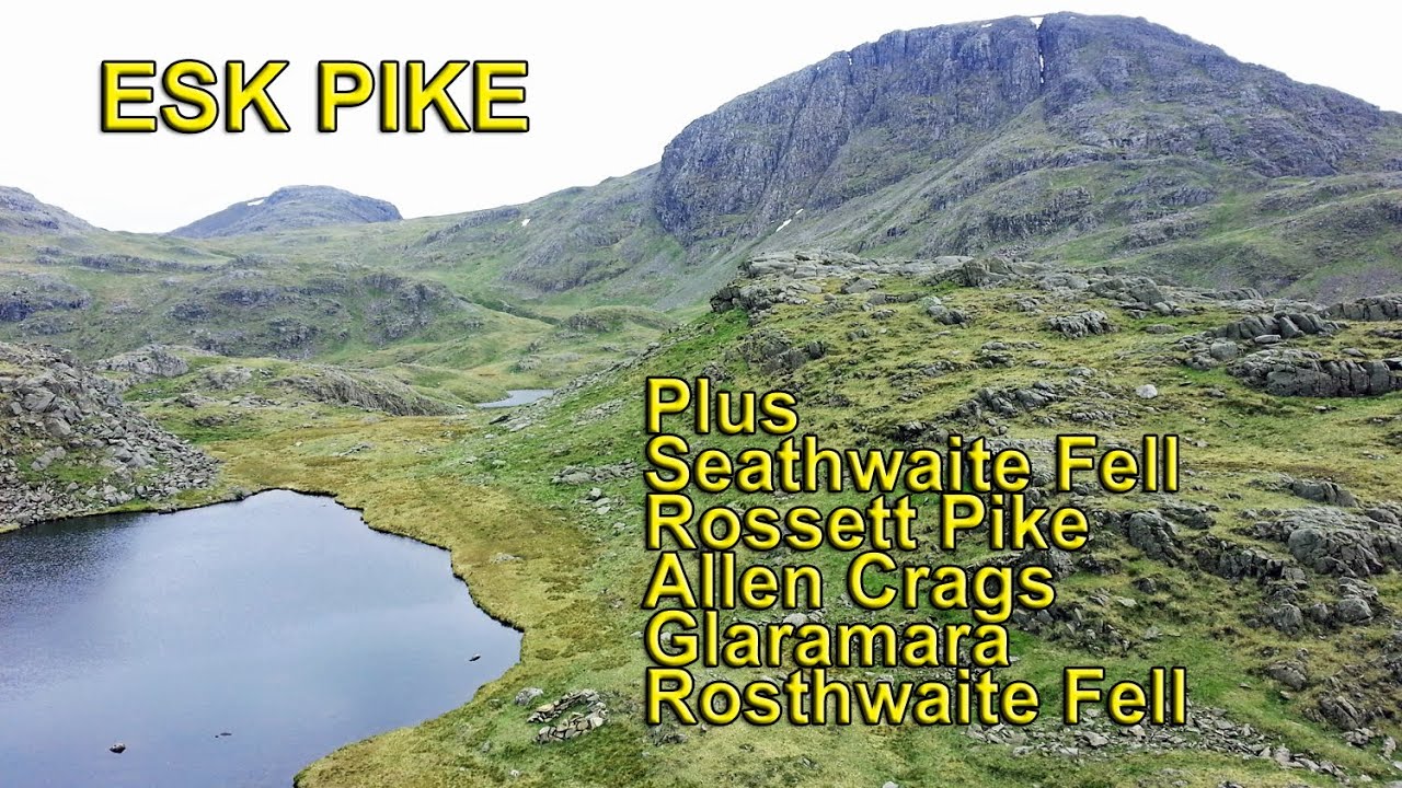Lake District - The Southern Fells - Seathwaite Fell to Rosthwaite Fell ...