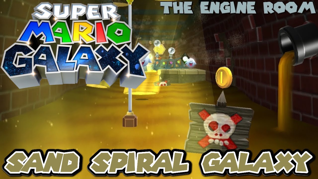 Super Mario Galaxy - Sand Spiral Galaxy (All Stars) - YouTube