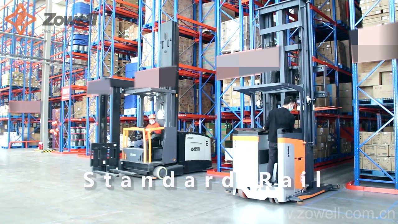 Automobile industry VNA forklift/ Turret Trucks /Very Narrow Aisle ...