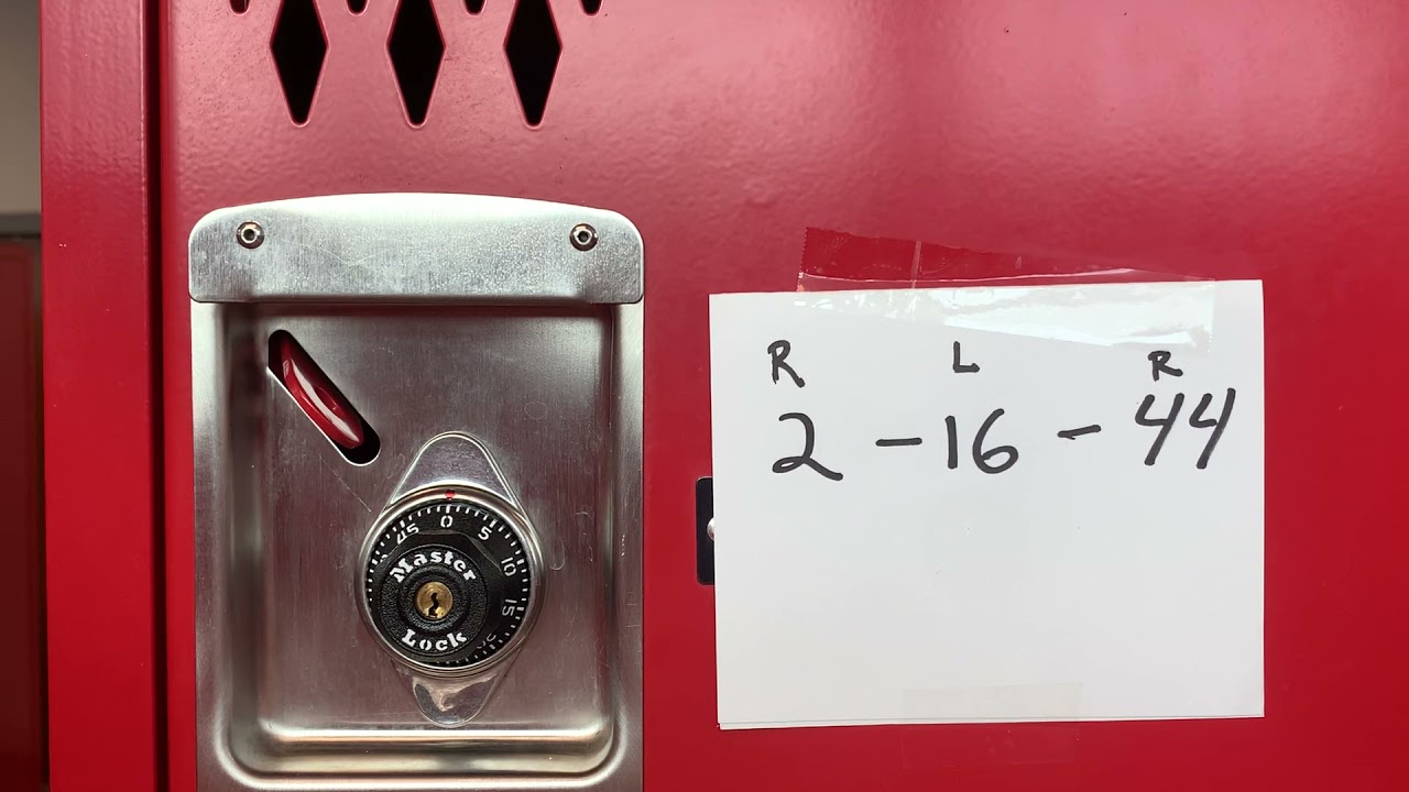 How to open a PE locker at Island Trees Middle School… - YouTube